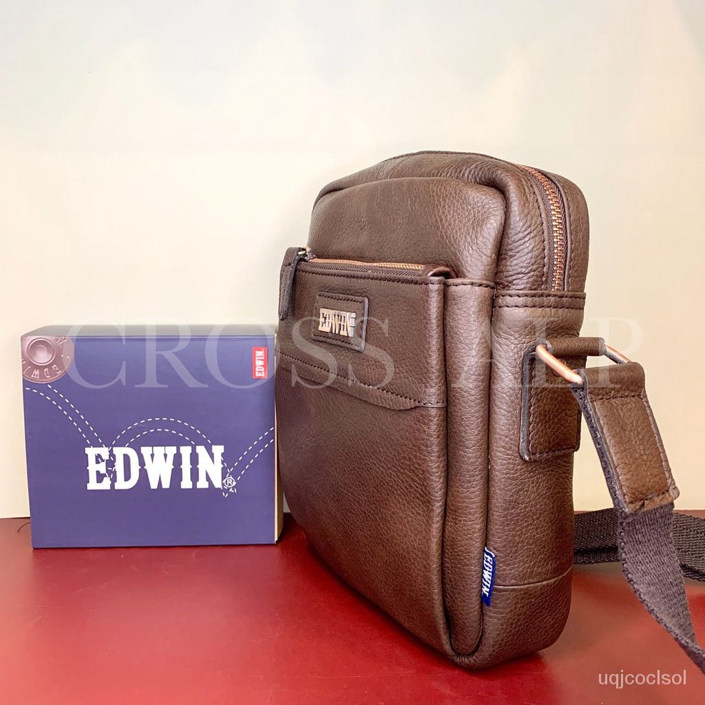 Edwin Sling Bag Original Genuine Leather EESB 38446 38447 38445 SmIz ...