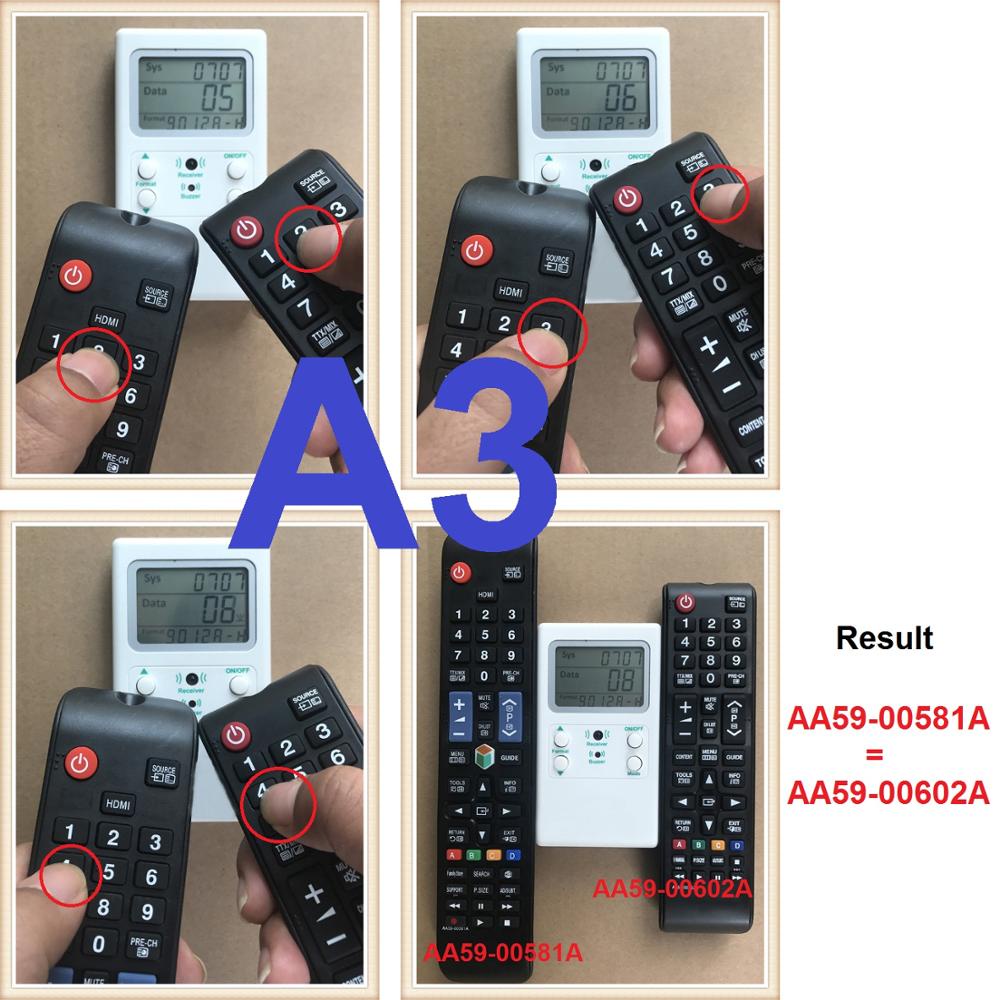 TV IR Remote Control Decoder Tester Infrared Remote Control Testing ...