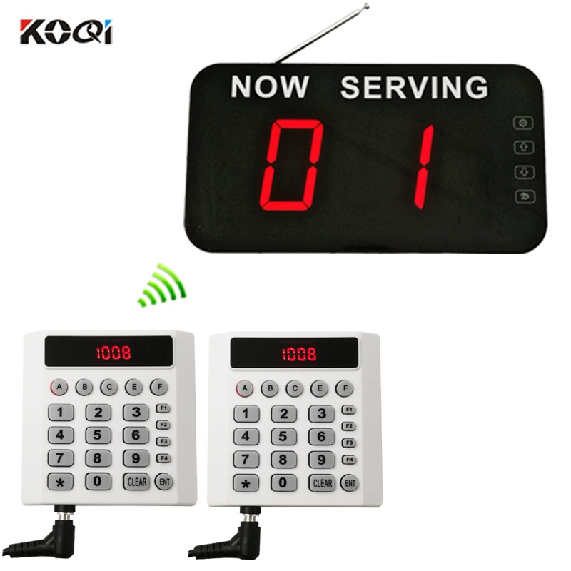 Bubble Tea Cafe Wireless Numbering Queue Food Drink Pick Up Collect Number Call System Device ...