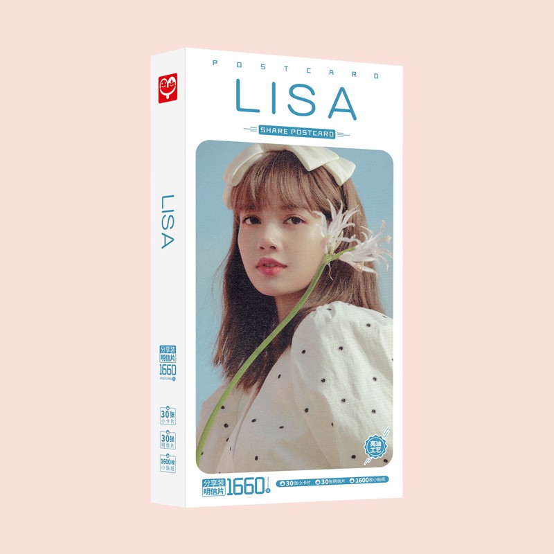 โปสการ์ดสติกเกอร์ Lisa Star Merchandise HD Cards 30 ขนาดใหญ่ 30 ชิ้น ...