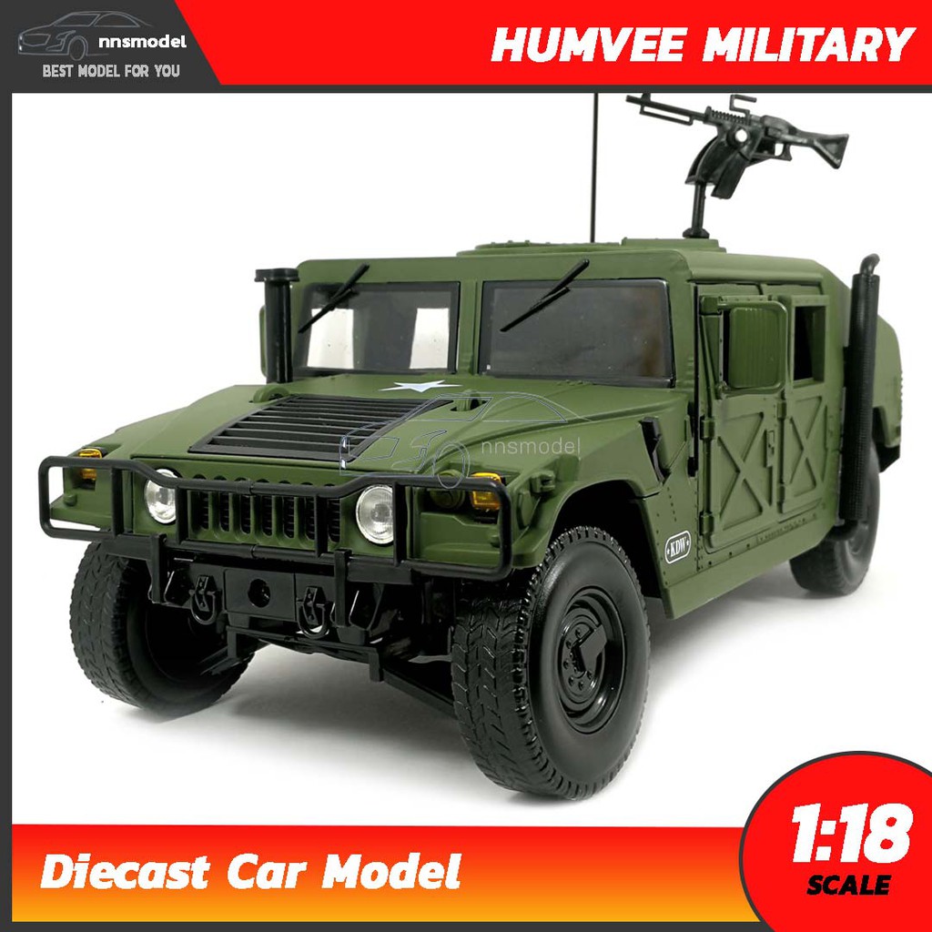 โมเดลรถทหาร HUMVEE MILITARY (Scale 1:18) โมเดลรถ ฮัมวี่ รถทหาร จำลอง ...
