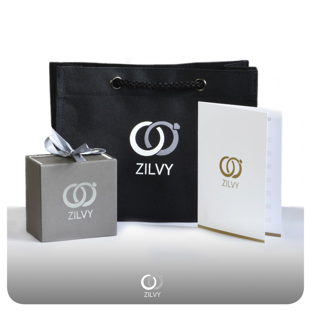 ZILVY สร้อยคอทองคำขาว 18K พร้อมจี้เพชร 0.10 กะรัต น้ำร้อย พร้อมใบรับรอง ...