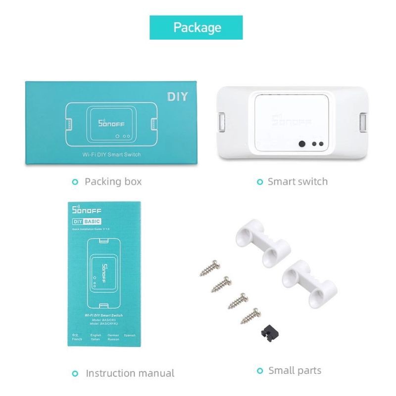 Sonoff Basic R3 WiFi Smart Switch สมาร์ทสวิทช์เปิด/ปิด เครื่องใช้ไฟฟ้า ...