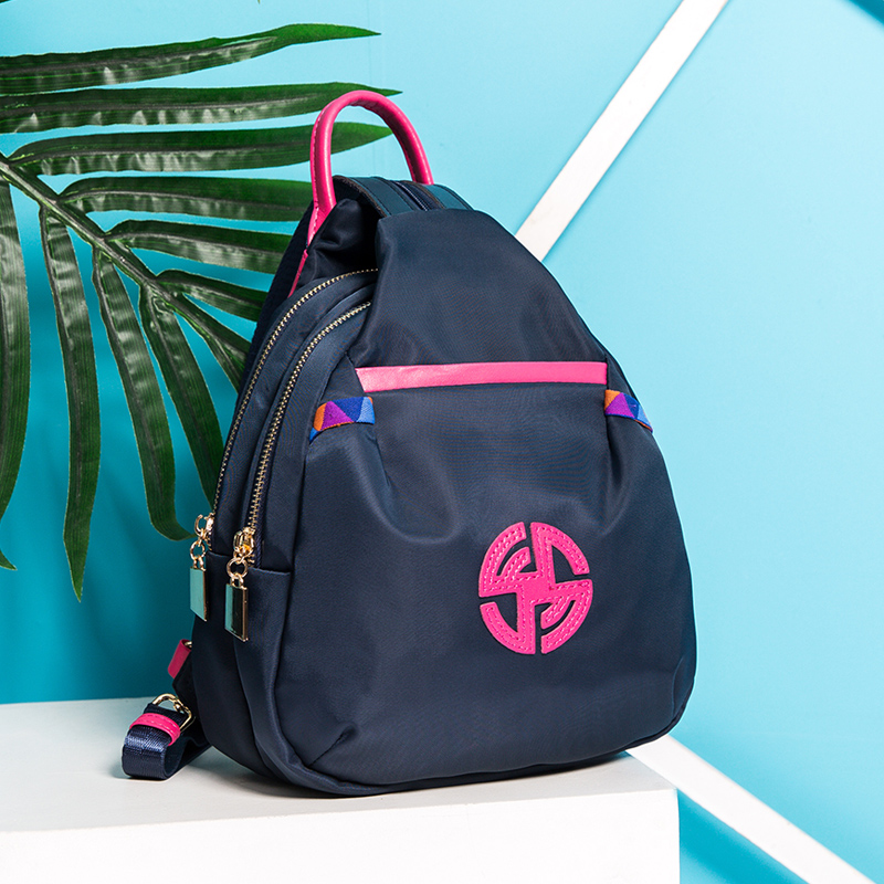 Backpack women 2020 new personality versatile Oxford canvas fashion ...