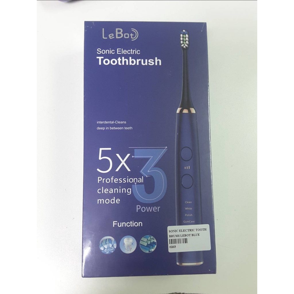 เเปรงสีฟันไฟฟ้า SONIC ELECTRIC TOOTHBRUSH LEBOT เเถมเเปรง 1 ชิ้น(มี 4 ...