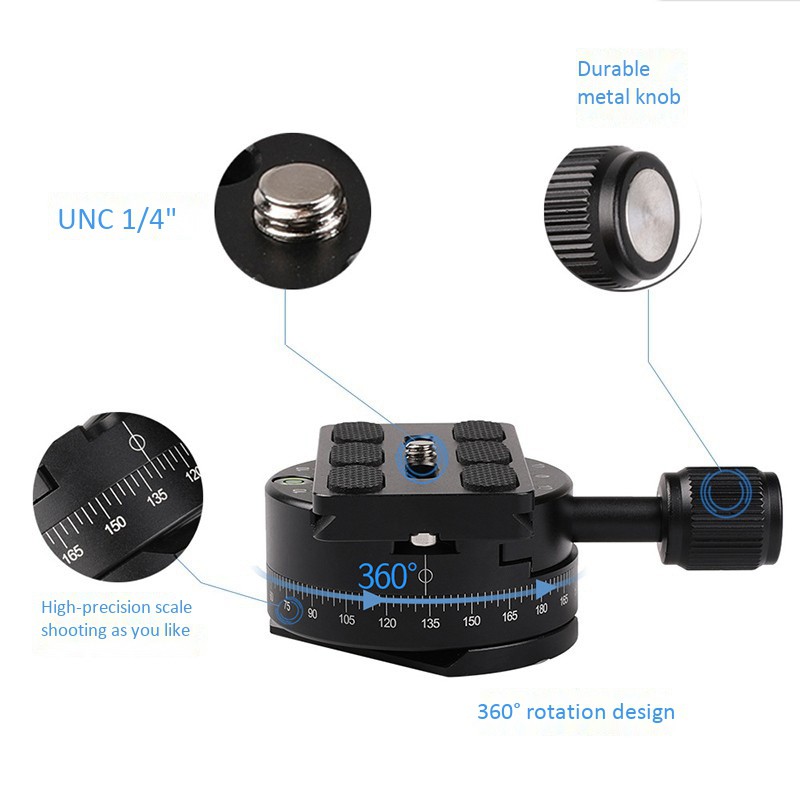 New Stock 360 Degree Rotating Base Joint X64 Quick Release 3D UNC3/8 ...