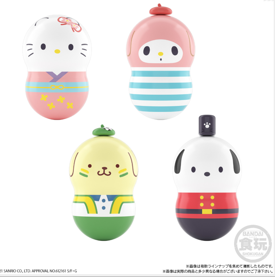 [Ready Stock] Bandai Candy Toy COO'NUTS SANRIO CHARACTERS NAKAYOSHI ...
