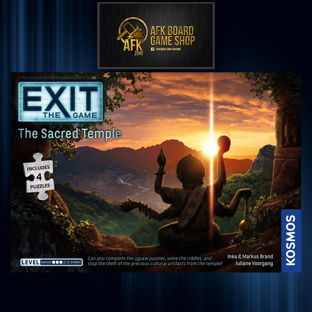 Exit The Sacred Temple Puzzle - Board Game - บอร์ดเกม - scythe900 ...