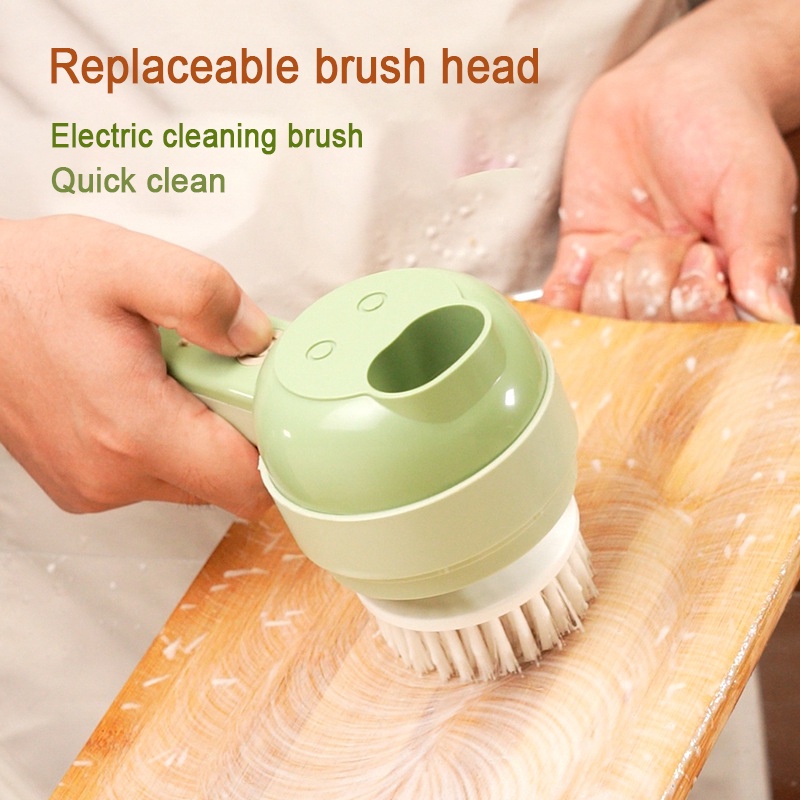 4 In 1 Multifunctional Electric Vegetable Cutter Slicer Garlic Mud ...