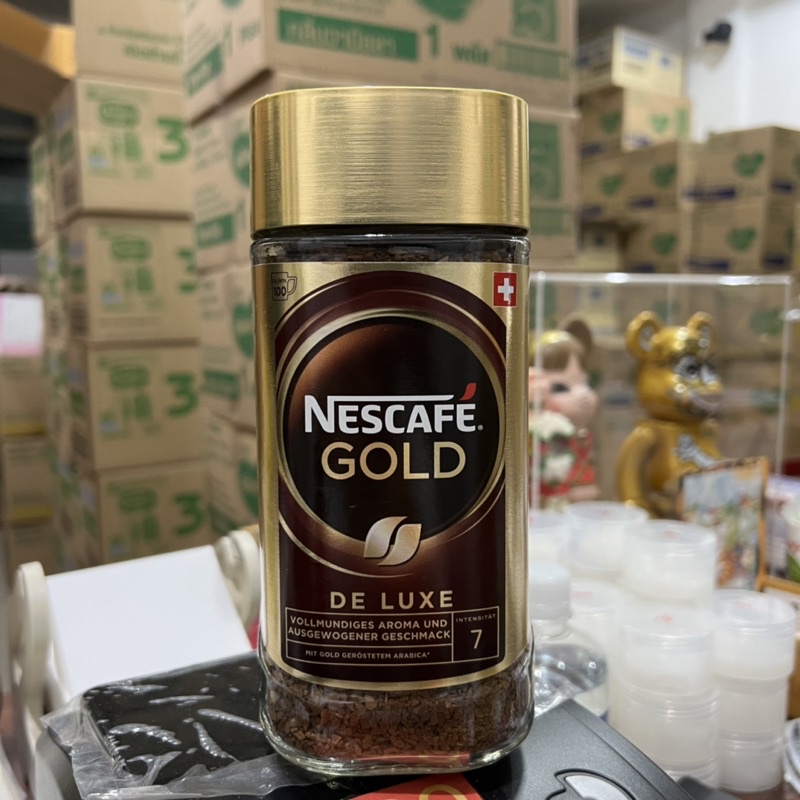 NESCAFE GOLD DELUXE 200 g เนสกาแฟ โกลด์ เดอ ลุกซ์ คอฟฟี่ กาแฟสำเร็จรูป ...