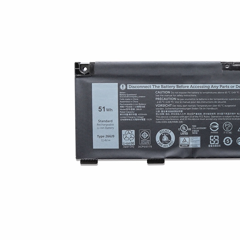 ONEVAN New 51WH 266J9 Battery For Dell G3 15 3590 3500 5500 5505 P89F ...