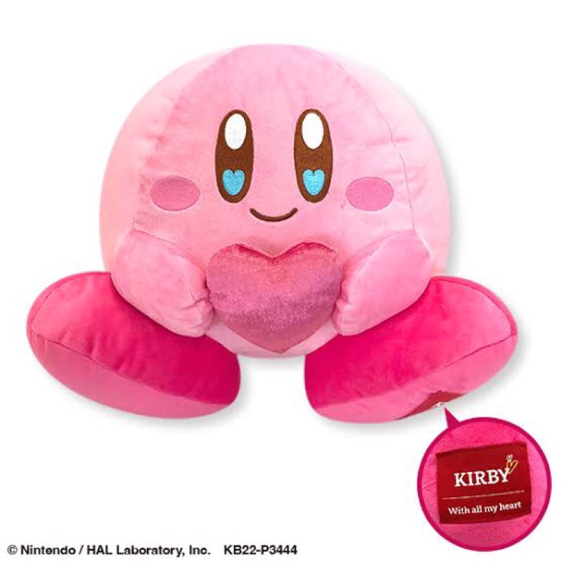 ลิขสิทธ์แท้ ตุ๊กตาเคอร์บี้ ถือหัวใจ Kirby - Heart Big Plushy ...