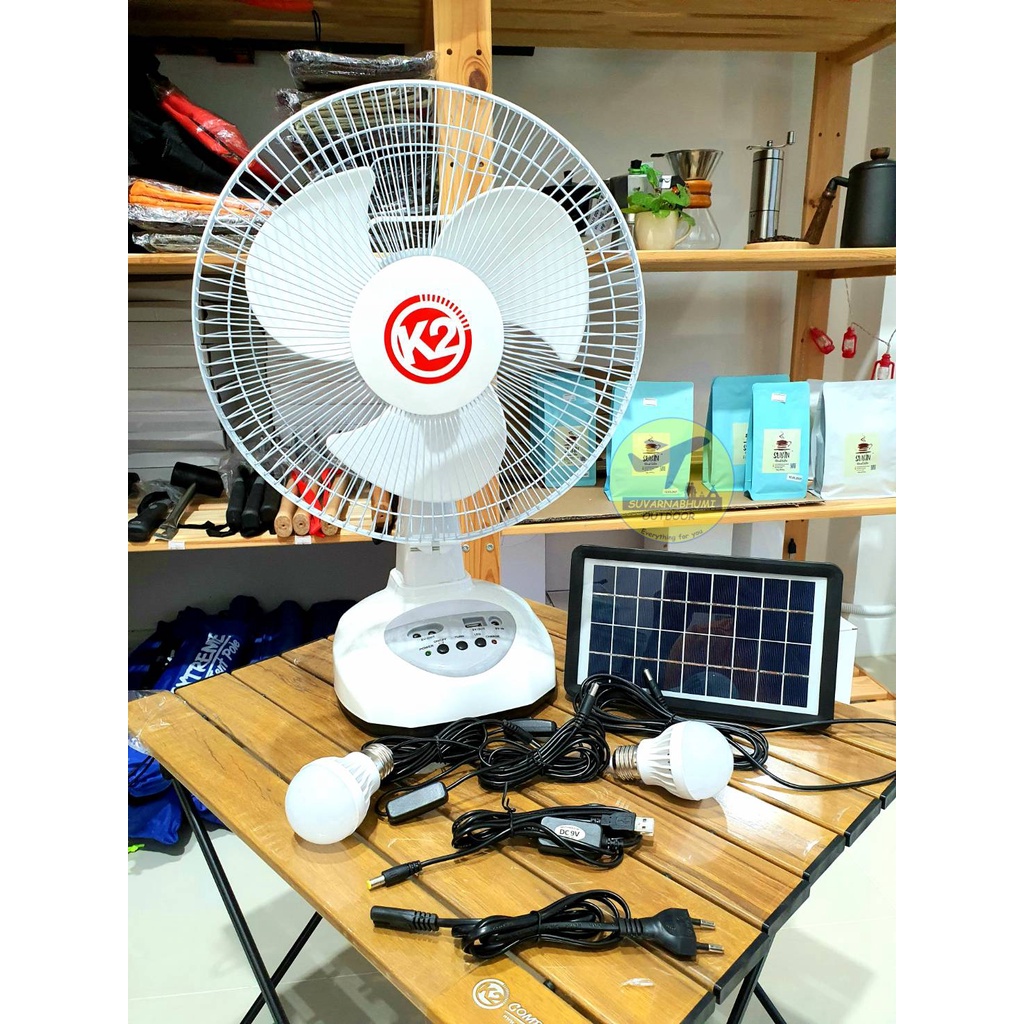 K2 Windy พัดลม แบตเตอรี่ เอนกประสงค์ - suvarnabhumi.outdoor - ThaiPick