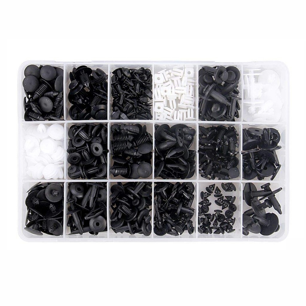 435Pcs Retainer Bumper Clips Plastic Fasteners Kit Boxed Auto Rivets ...