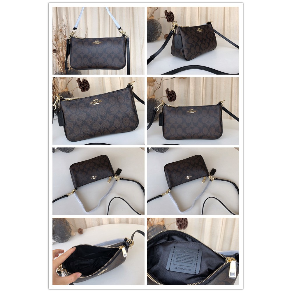 COACH แท้ F58321 กระเป๋าสะพายข้าง MessengerBag กระเป๋าสะพายข้างผู้หญิง ...