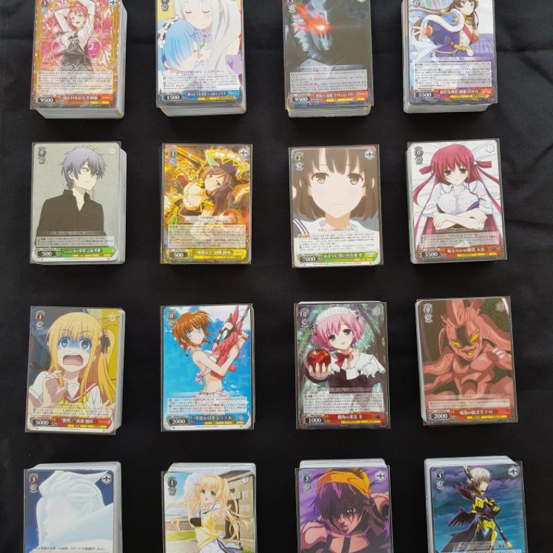 Weiss Schwarz TCG สุ่ม50ใบคละแบบ เลือกเรื่องได้ ไม่ซ้ำ สภาพสะสม ...