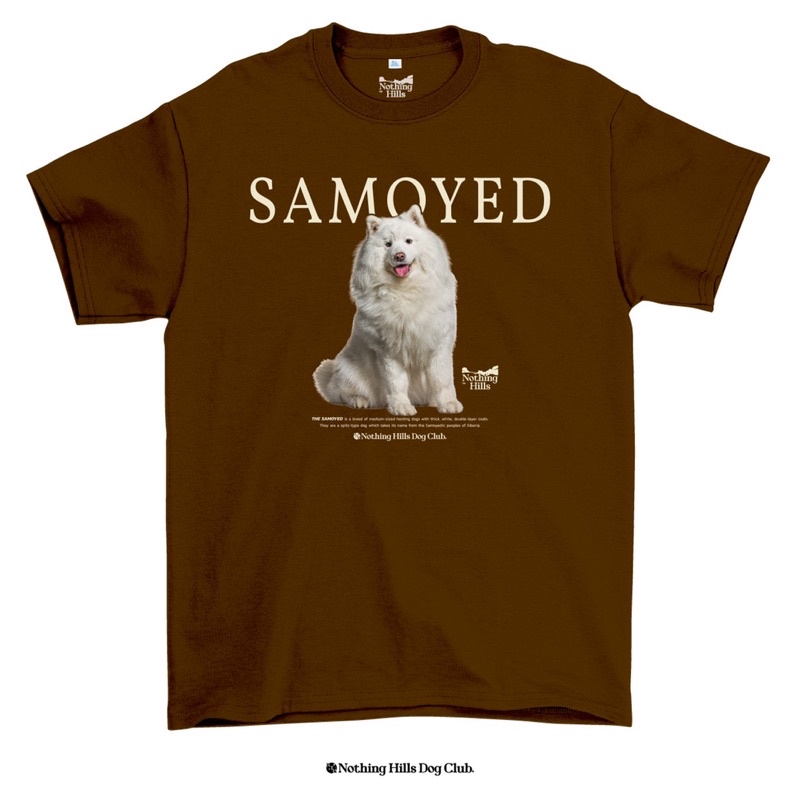 เสื้อยืดลาย SAMOYED (ซามอยด์) Classic Cotton Unisex by Nothing Hills ...
