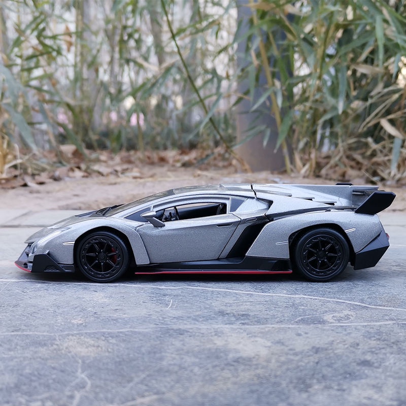 Genuine 124 Lamborghini poison metal toy car simulation alloy model ...