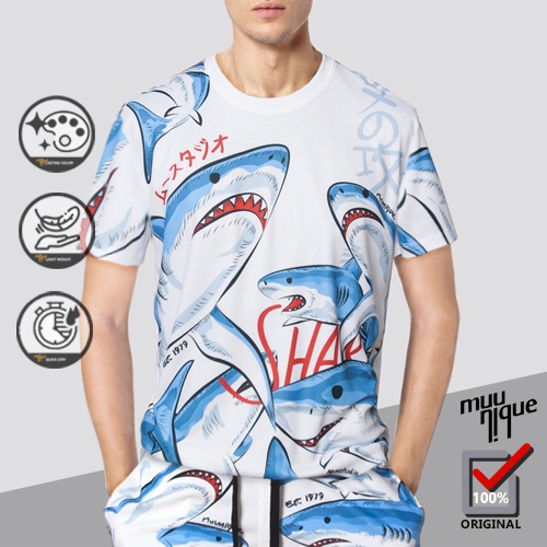 MUUNIQUE JP.T-shirt เสื้อยืด รุ่น SHARK JP-233 - muunique_official ...