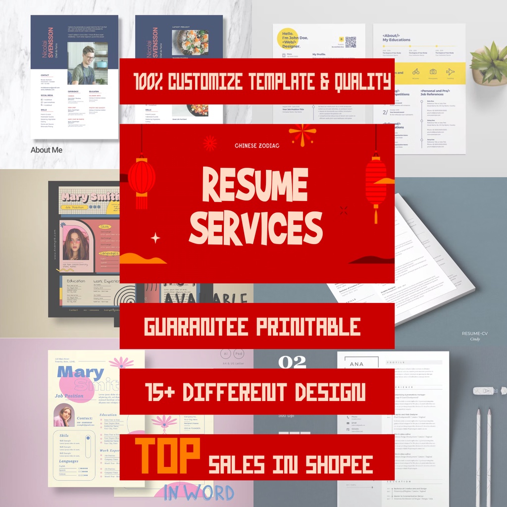 15 Sets Professional Resume/CV/CL Templates | Microsoft Words/Pages/PSD ...