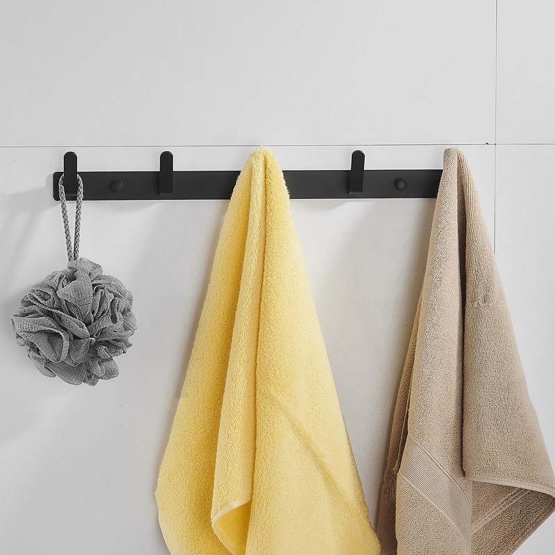 บ้านSimple Punch-Free Wall-Mounted Kitchen Hook Paste Hook Women's Room ...