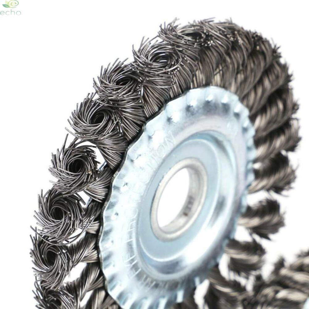 Wire Wheel Brush 125*22mm Polish Rust paint remove Rotary Wire steel ...