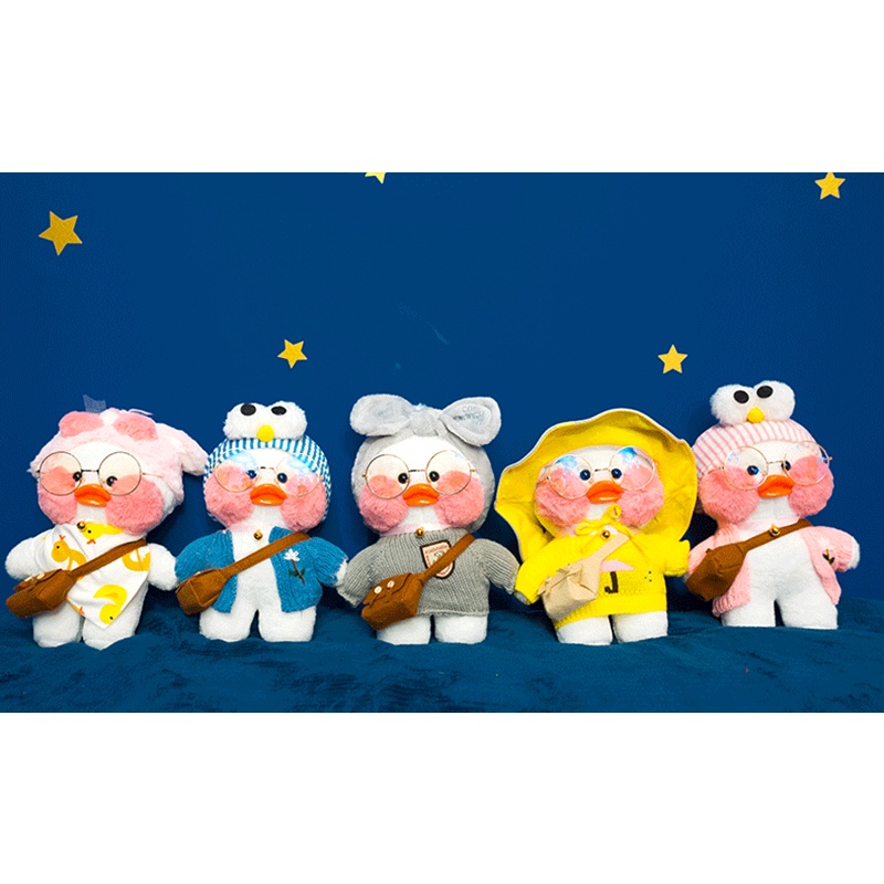 1PC 30cm Lucky Duck Plush Stuffed Toy Cute Pillows Blushing Duck ...