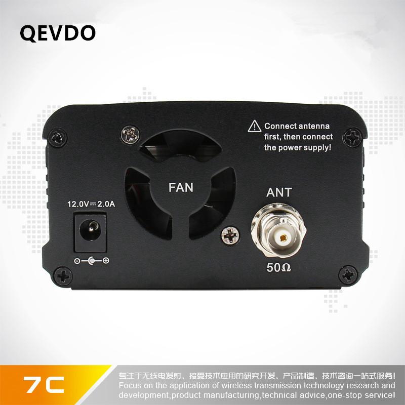 CZE-7C Multifunctional 1W 7W Stereo FM Transmitter Campus Broadcasting ...