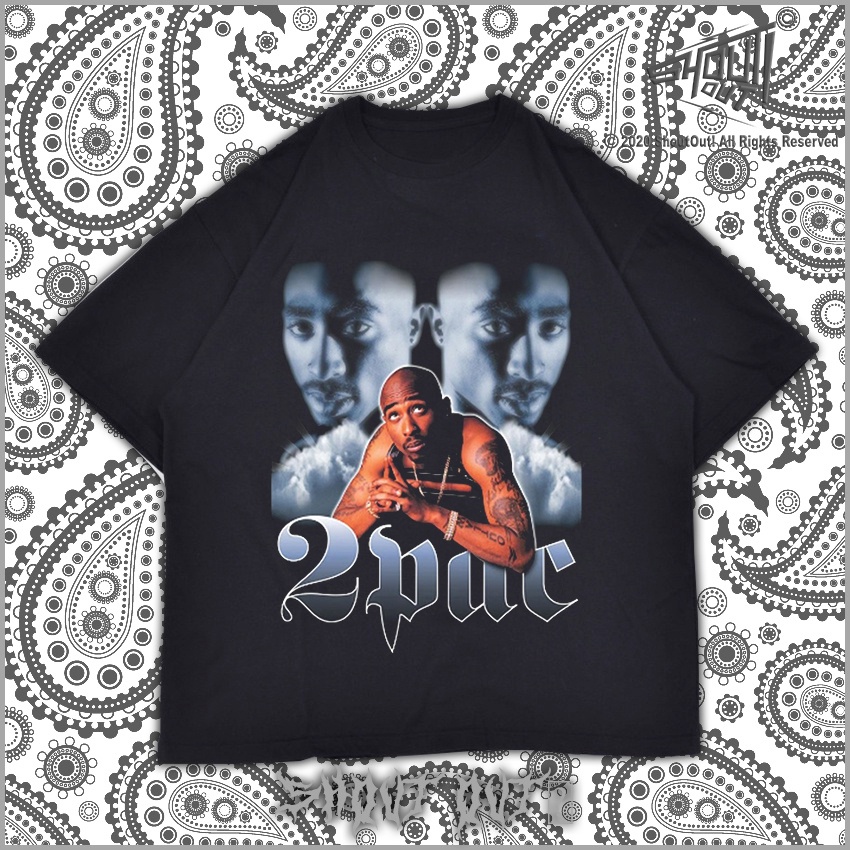 เสื้อยืดขนาดใหญ่สไตล์วินเทจ RAP TEE 2 แพ็ค - shout_out.th - ThaiPick