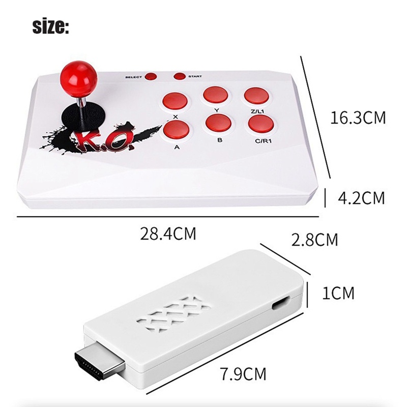 Wireless Arcade Video Game Console TF Card Extend Can Add Game HDMI ...