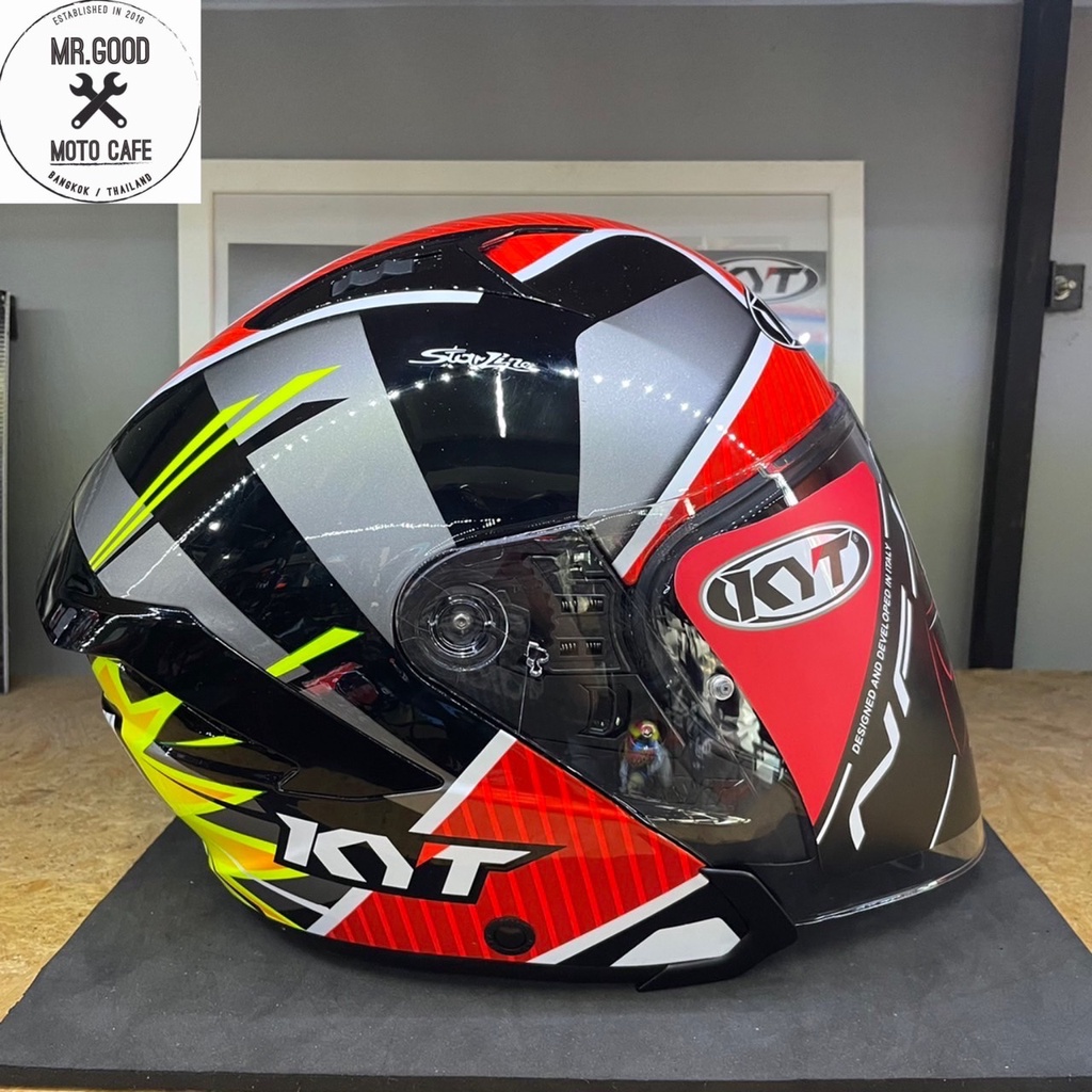หมวกกันน็อค KYT รุ่น NFJ ลาย superkip replica (เงา) NEW | Shopee Thailand
