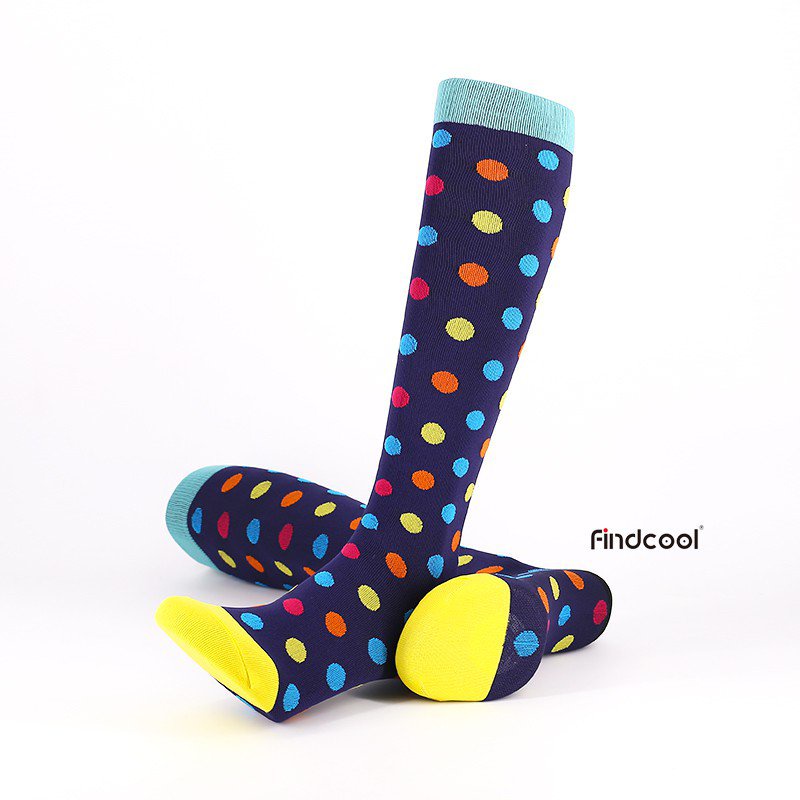Findcool Compression Running Socks Long Sports Socks Men Women for ...