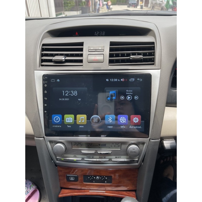 จอแอนดรอยตรงรุ่น สำหรับ Toyota Camry (ACV40 ACV41) ปี 2007-2011ปลั๊กตรง ...