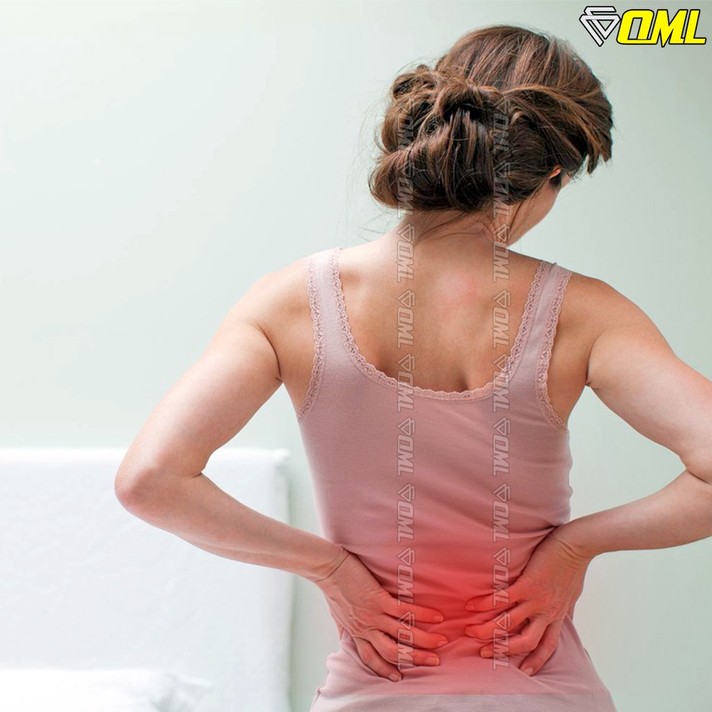 OML Welly-A เข็มขัดพยุงหลัง (เสริมแม่เหล็กทัวมาลีน 24 เม็ด หน้าหลัง) บล็อกหลัง ที่ดัดหลัง สาย ...