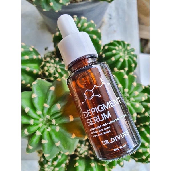 เซรั่ม Depigment ลดเม็ดสี ฝ้า กระ จุดด่างดำ Dr.DIVINE - dr.divine ...
