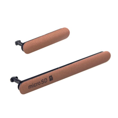 Micro SD ซิมชาร์จ USB ฝาครอบ Dust Cap สำหรับ Sony Xperia Z3 D6603 D6653 ...
