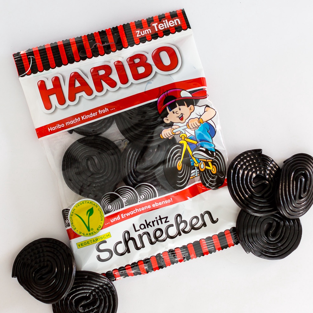 haribo Lakritz Schnecken 200g. ฮาริโบ ลัคริตซ์ ชเนคเกน 200กรัม ...