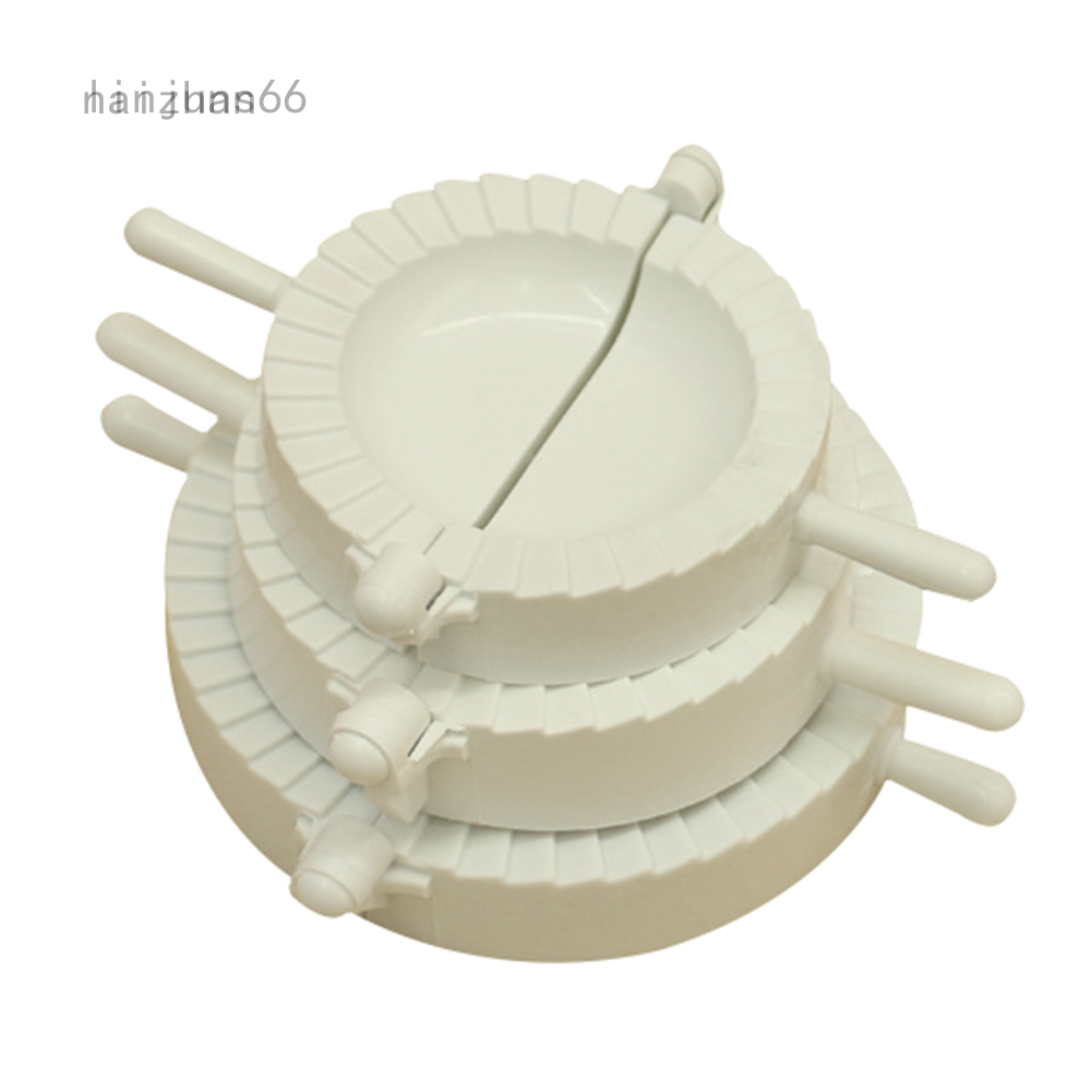 linjuns66 3X Kitchen Plastic Dough Press Dumpling Pie Maker Making ...
