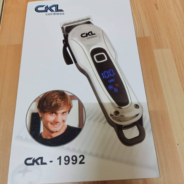 CKL HAIR CLIPPER MODEL CKL-1992 เครื่องตัดผมแบบไร้สายมีหน้าจอแสดงผลของ ...