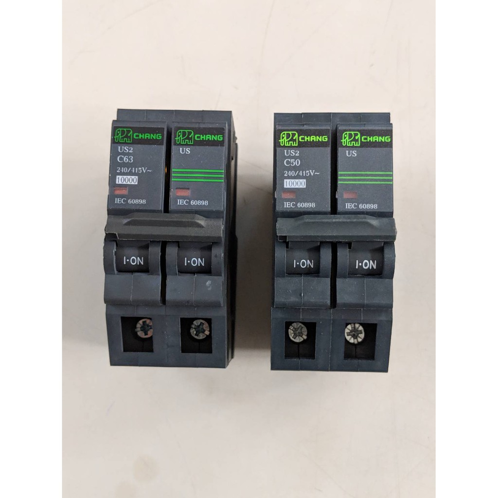 Chang เมนเซอร์กิตเบรคเกอร์ 2P 50A-63A 400V Miniature Circuit Breakers ...