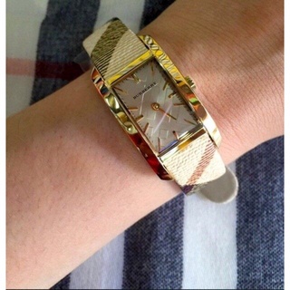 BURBERRY Pioneer Gold Dial Gold Ion-plated Ladies Watch BU9509 | Shopee ...