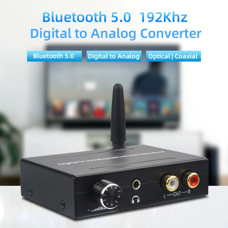 AY91 192Khz Bluethooth DAC Digital to Analog Audio Converter with ...