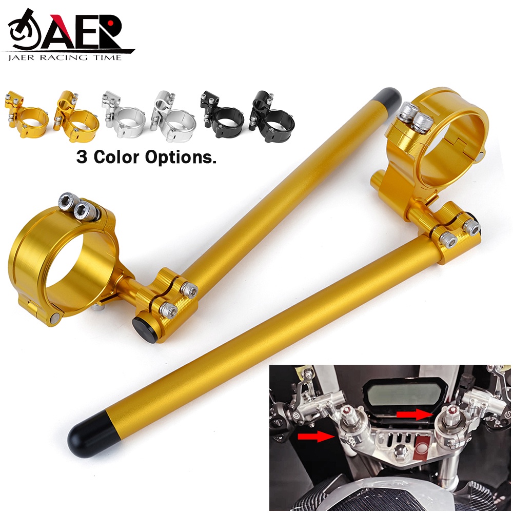 Jaer คลิปหนีบตะเกียบหน้าจักรยาน อลูมิเนียม CNC 58 มม. ปรับได้ พร้อม ...