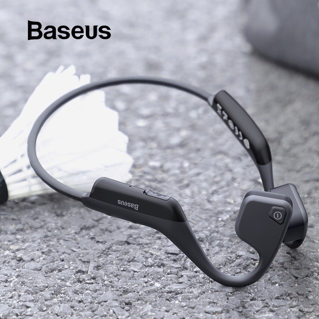 Baseus BC10 Bone Conduction Bluetooth Earphone Outdoor Sport Waterproof ...