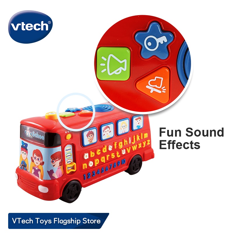 VTech Playtime Bus with phonics รถบัสของเล่น ภาษาอังกฤษ เพื่อการเรียน ...