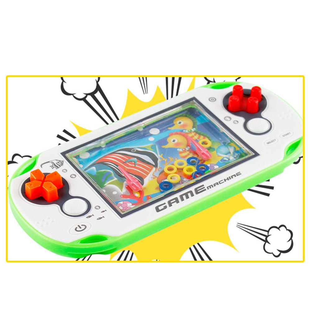 คอนโซลเปลือกRetro Water Ring Game Machine Child Handheld Game Machine ...