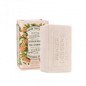 Panier Des Sens Rose Geranium Absolute Perfumed soap สบู่ก้อน (150g) - organicpavilion - ThaiPick