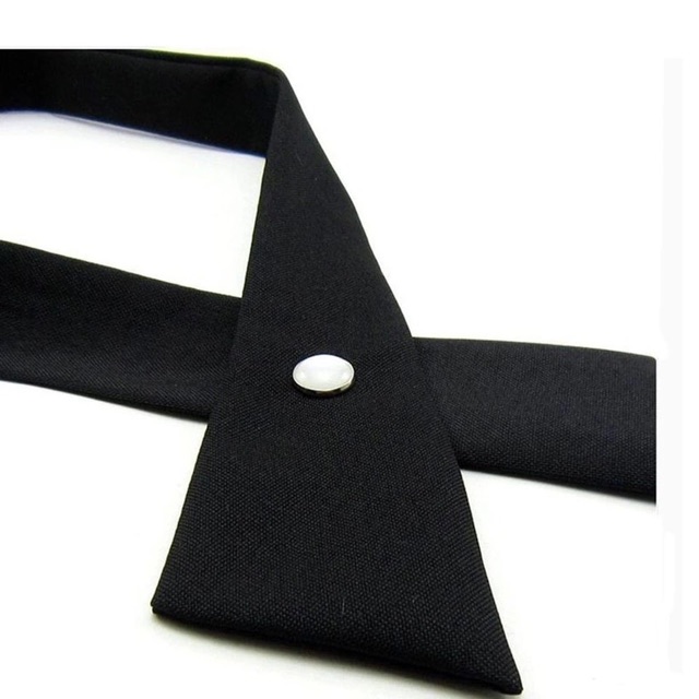 พร้อมส่ง Cross Bow Tie Solid Color Polyester Wedding Party Formal ...