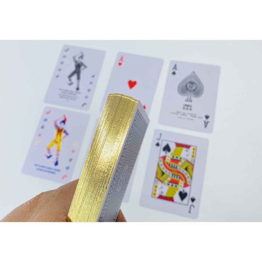 การ์ดพลาสติก LUCKY 555 ขอบทอง กันน้ำ (1 สำรับ) - kkgs2 - ThaiPick