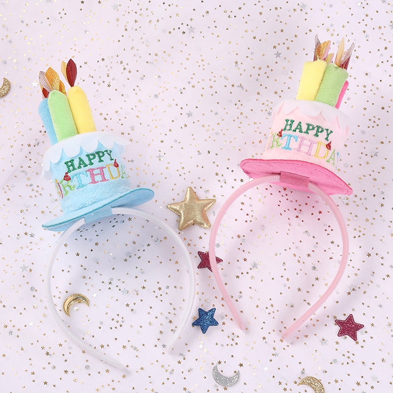 A457 ที่คาดผม ที่คาดผมวันเกิด พร้อมส่งในไทย - koricosme - ThaiPick